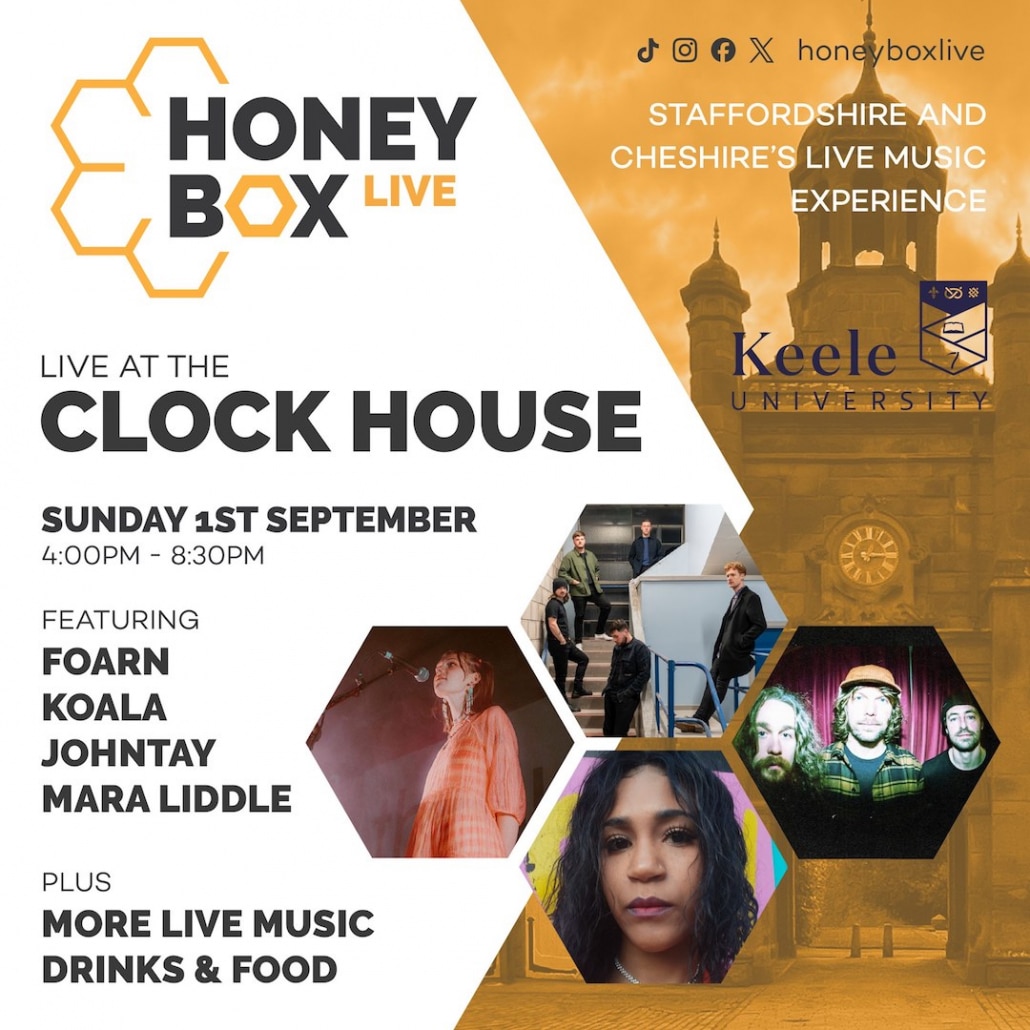 HONEY BOX LIVE AT KEELE’S CLOCK HOUSE COURTYARD | Baba Baboon!