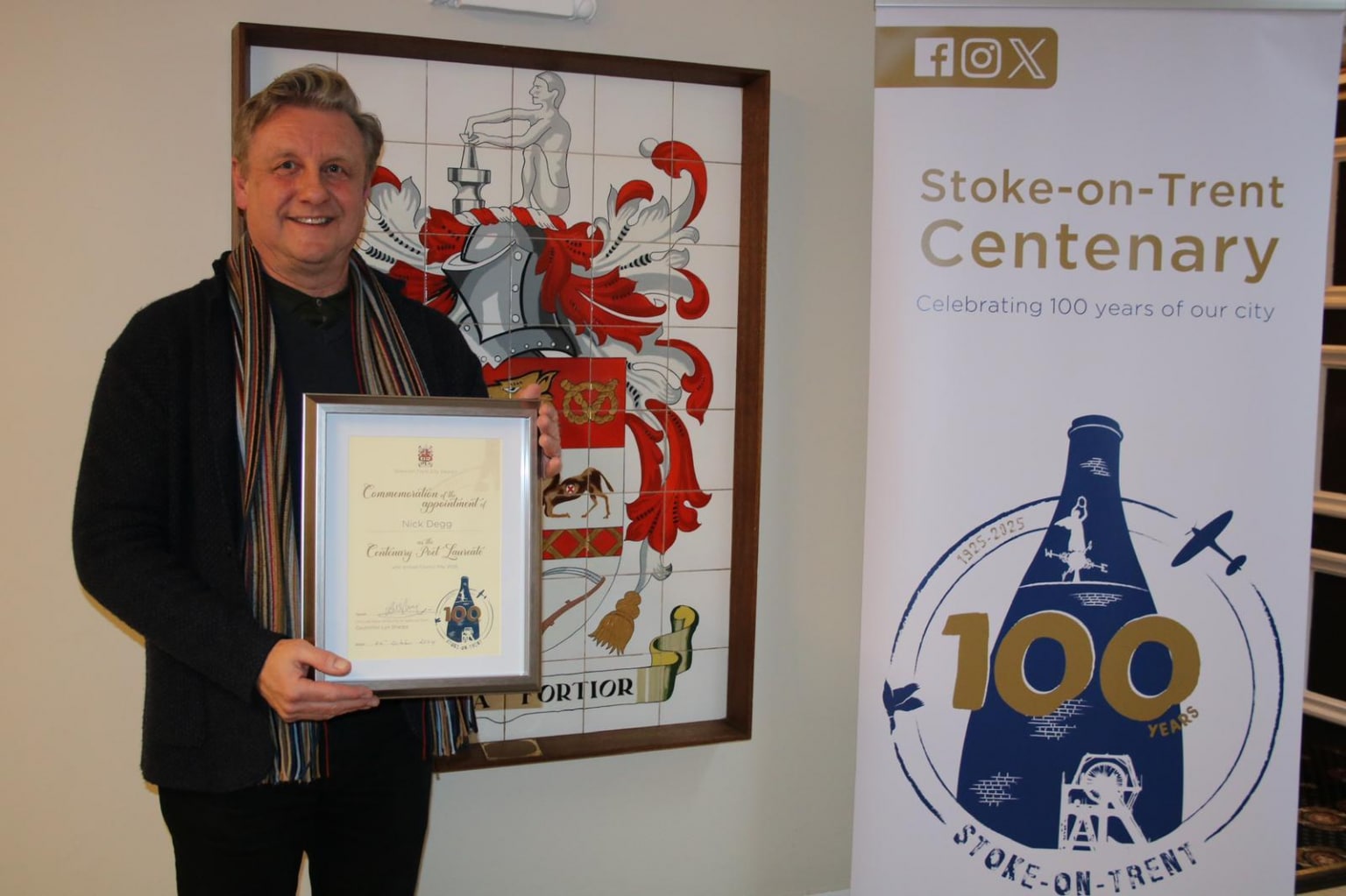 Nick Degg announced as Stoke-on-Trent Centenary Poet Laureate | Baba Baboon!